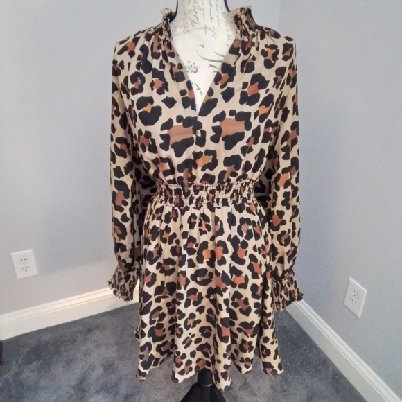 Judith March | Dresses | Judith March Animal Print Dress M | Poshmark